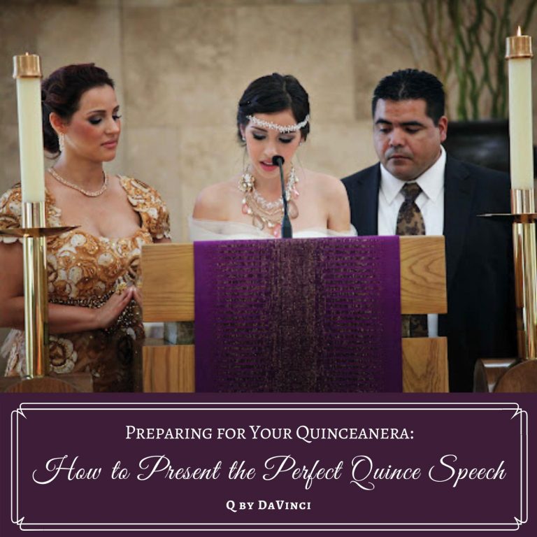 How to Present the Perfect Quince Speech